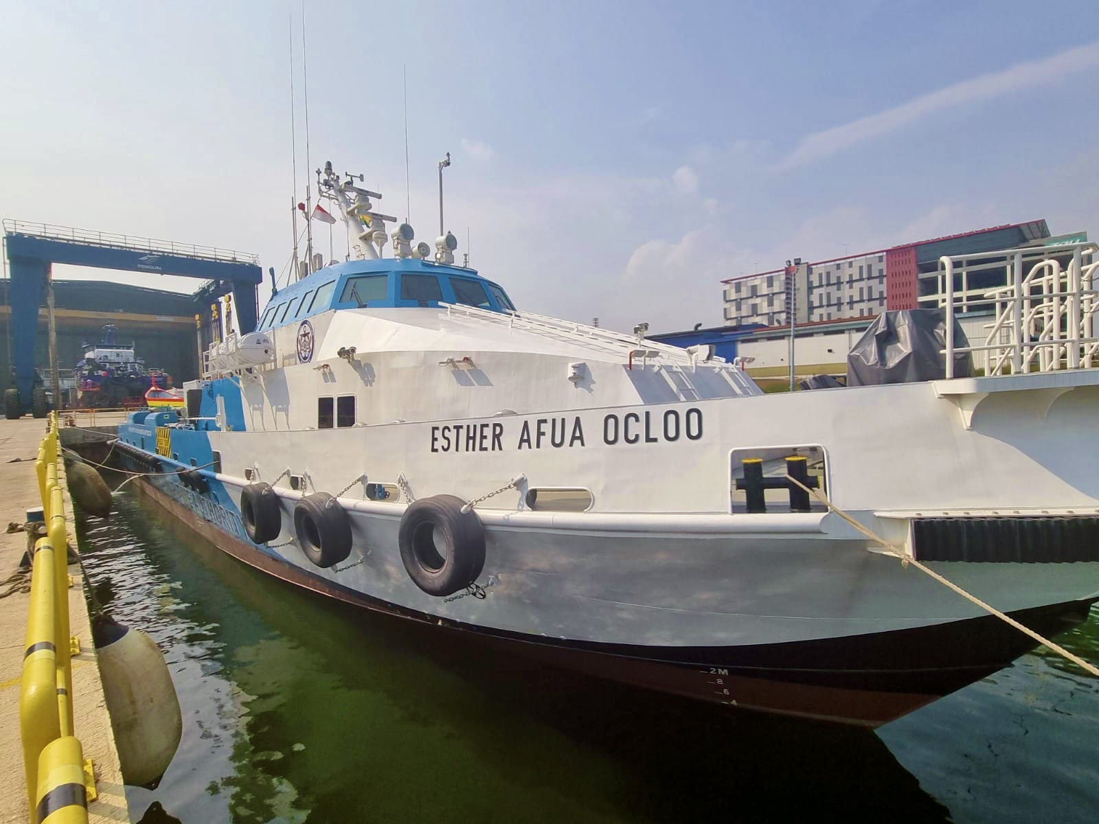 President Commissions GMA’s MV Esther Afua Ocloo – Ghana Maritime Authority